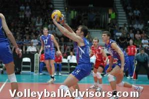 Overhead pass in volleyball store